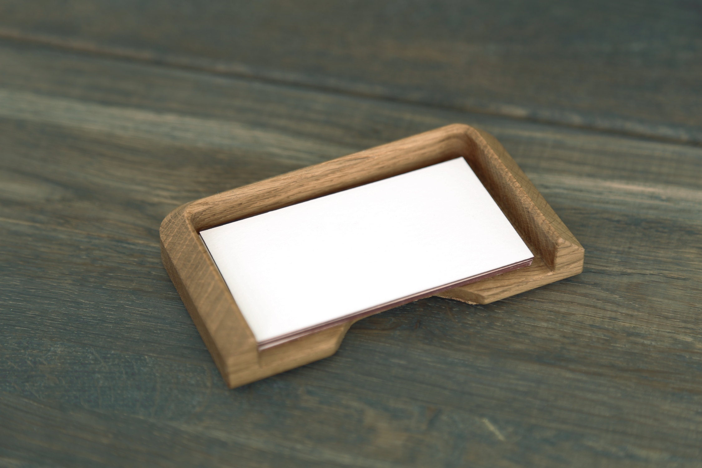 Wooden Business Card Holder Crafted in Design Studio - Etsy