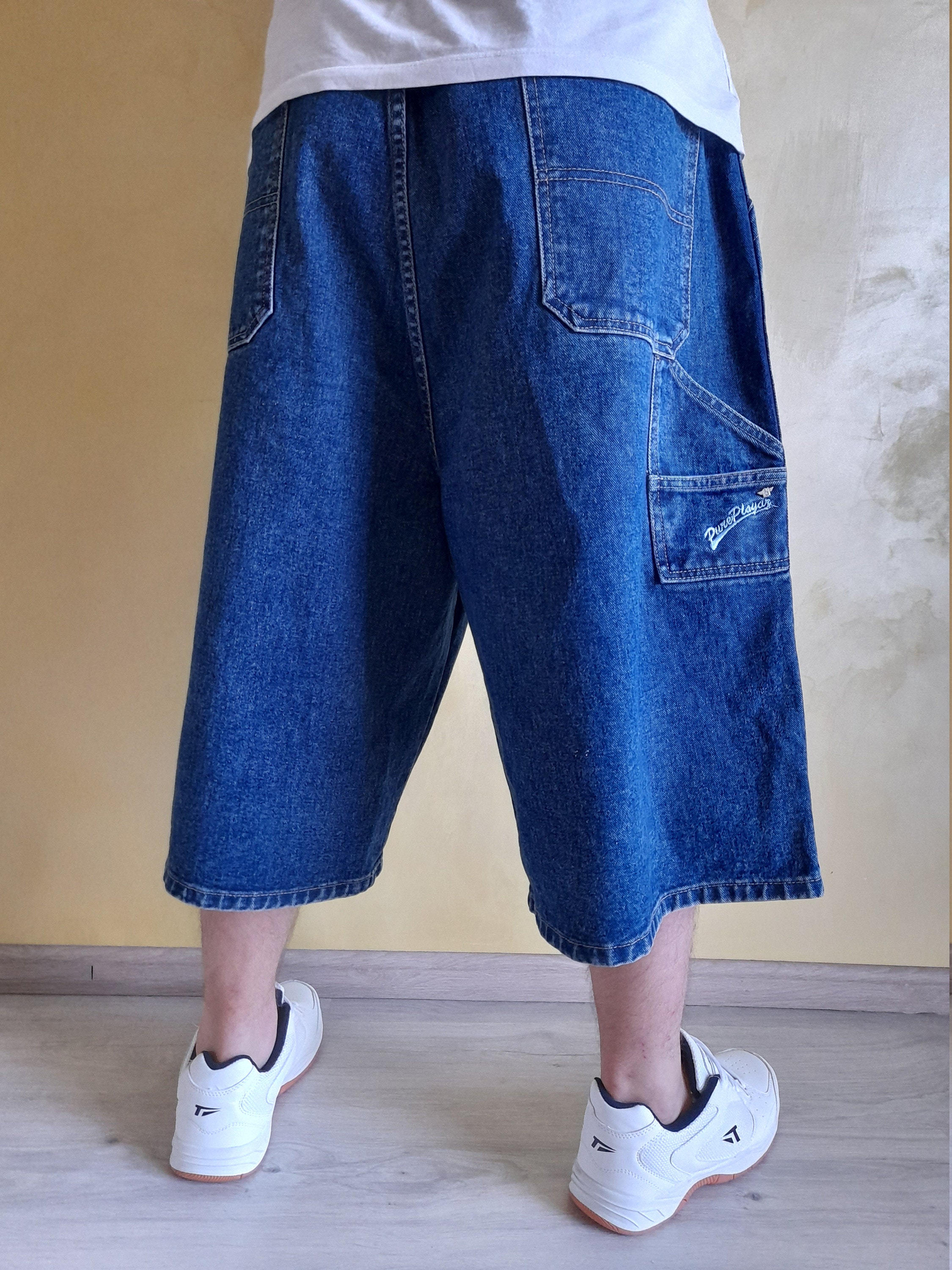 Vintage 90's Baggy Pure Playaz Jeans Shorts 90s Southpole | Etsy