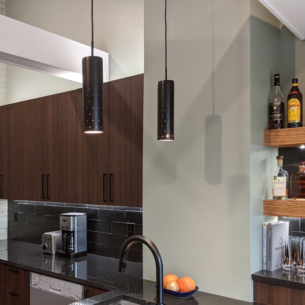 Cylinder Pendant Light - Etsy