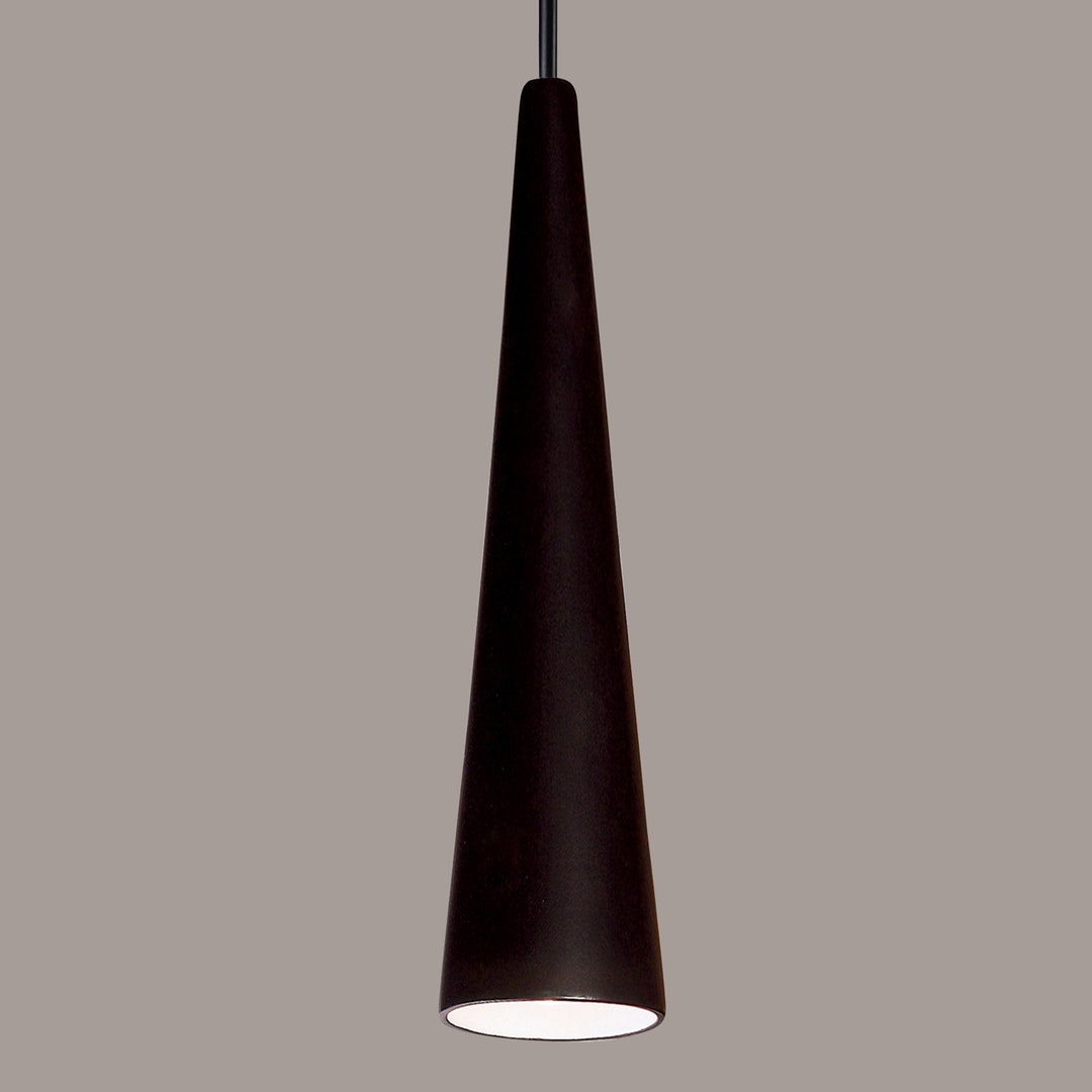 Ceiling Light Pendant Light Tall Cone Ceramic Color - Etsy