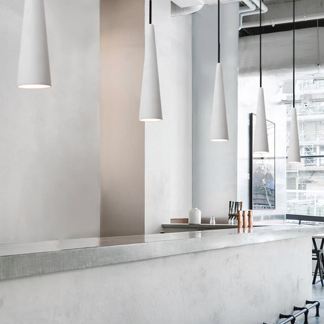 Ceiling Light Pendant Light Tall Cone Ceramic Color - Etsy