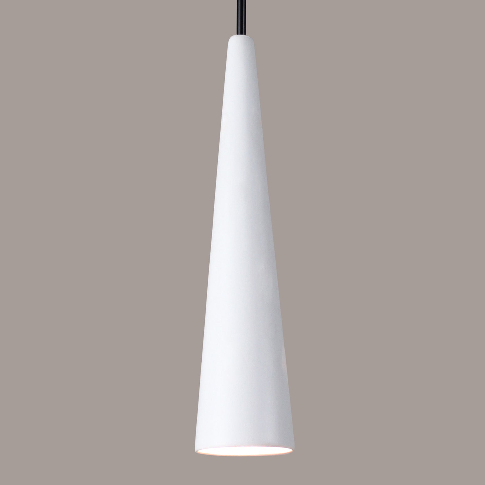 Ceiling Light Pendant Light Tall Cone Ceramic Color - Etsy