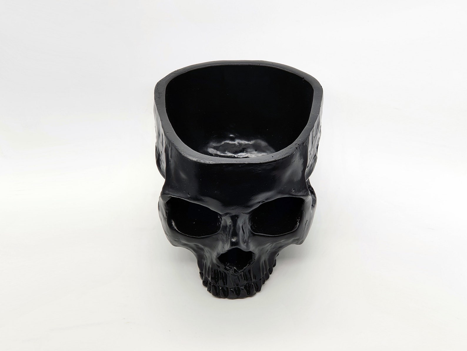 Large & Heavy Realistic Human Size Skull Replica Bowl Flower - Etsy