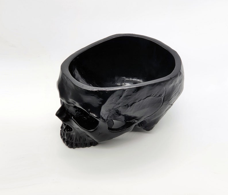 Large & Heavy Realistic Human Size Skull Replica Bowl Flower Pot ...