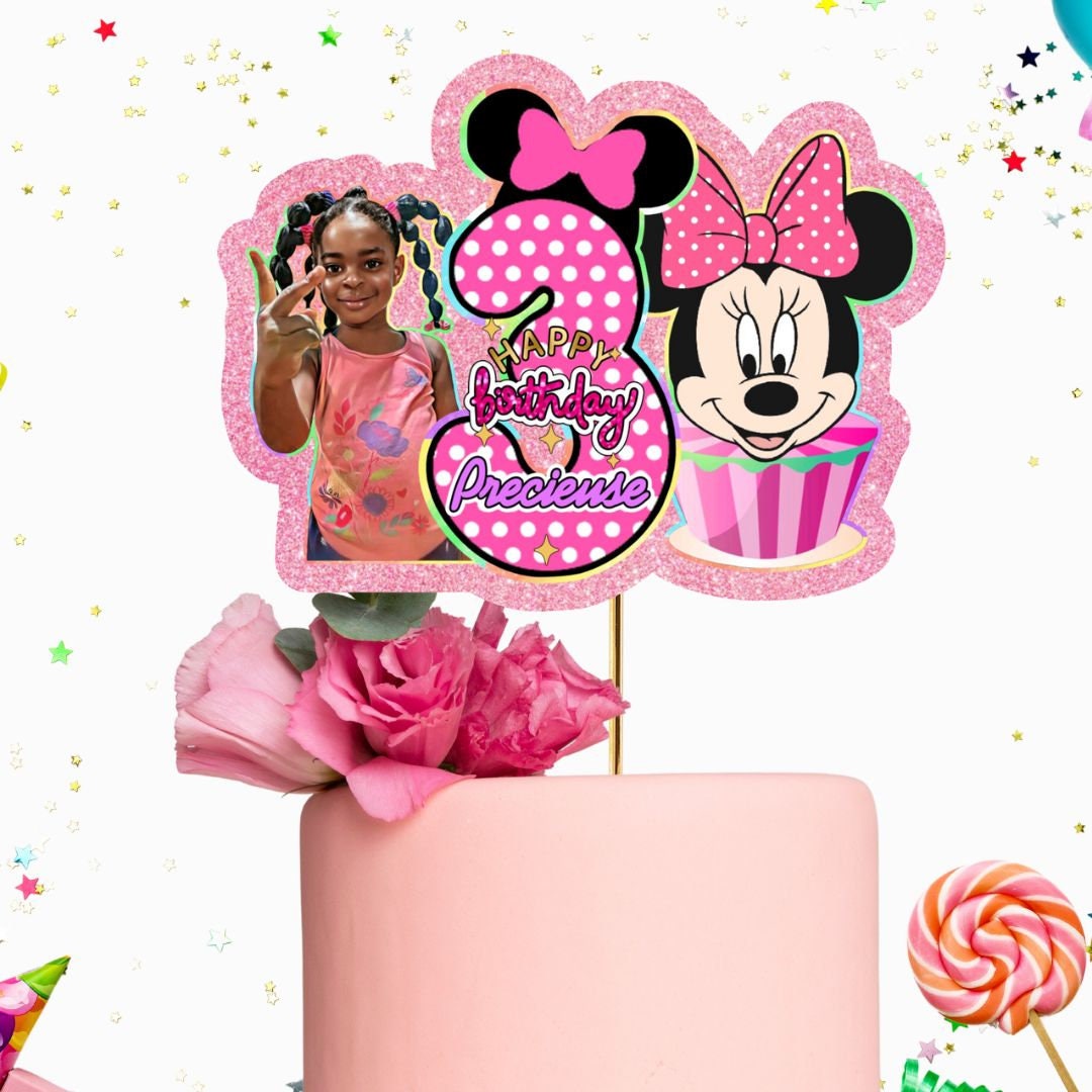 Custom Cake Topper With Cartoon Picture - Etsy