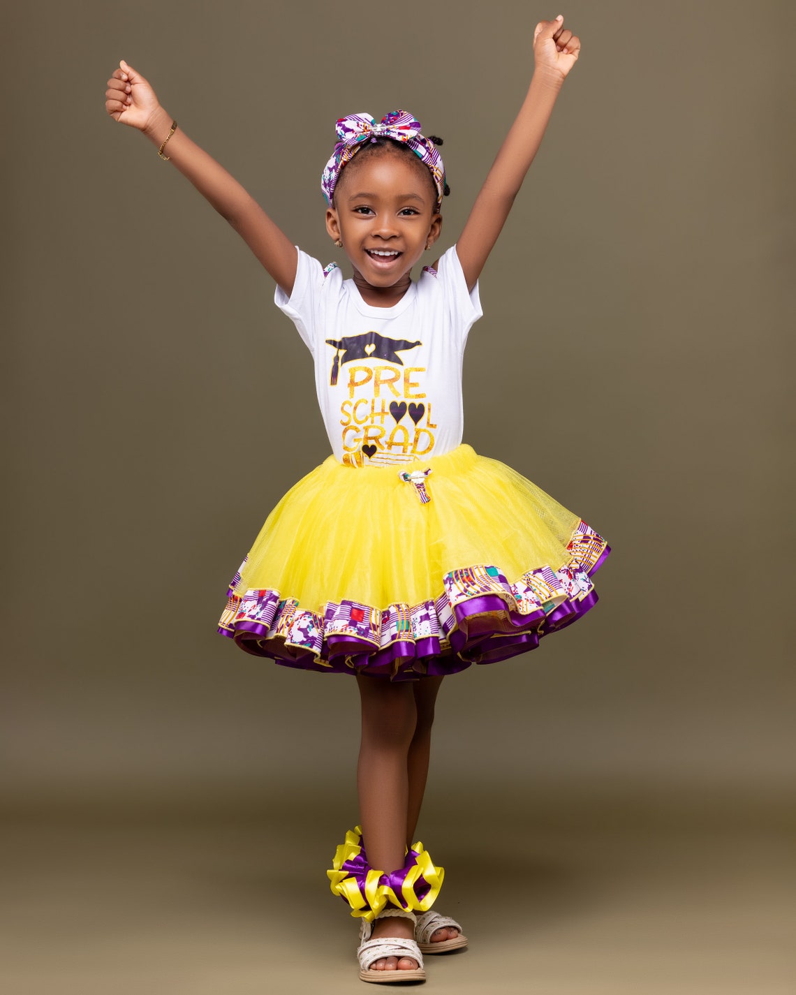 Personalized Pre-k Graduation Outfit: Tutu Set With Headband & Wand - Etsy