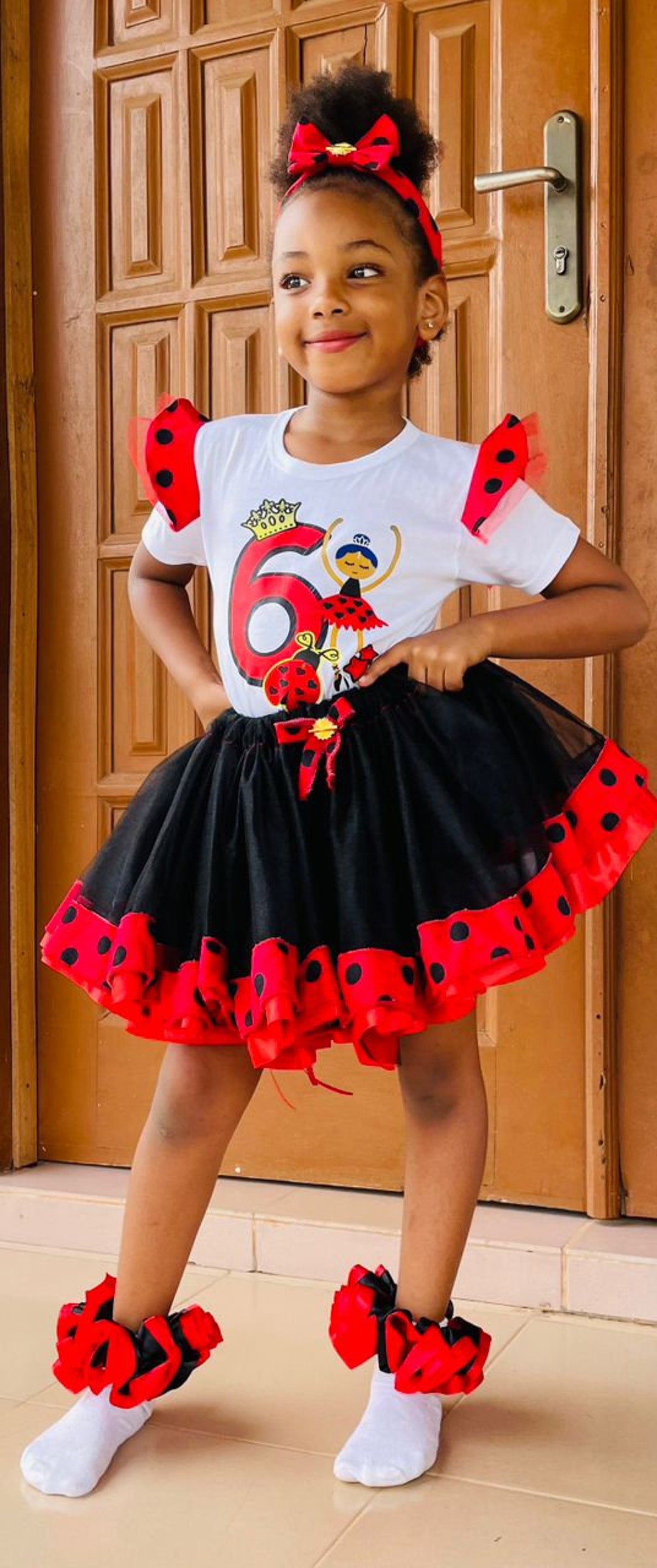 Lady Bug Tutu Set/ Birthday Outfit - Etsy