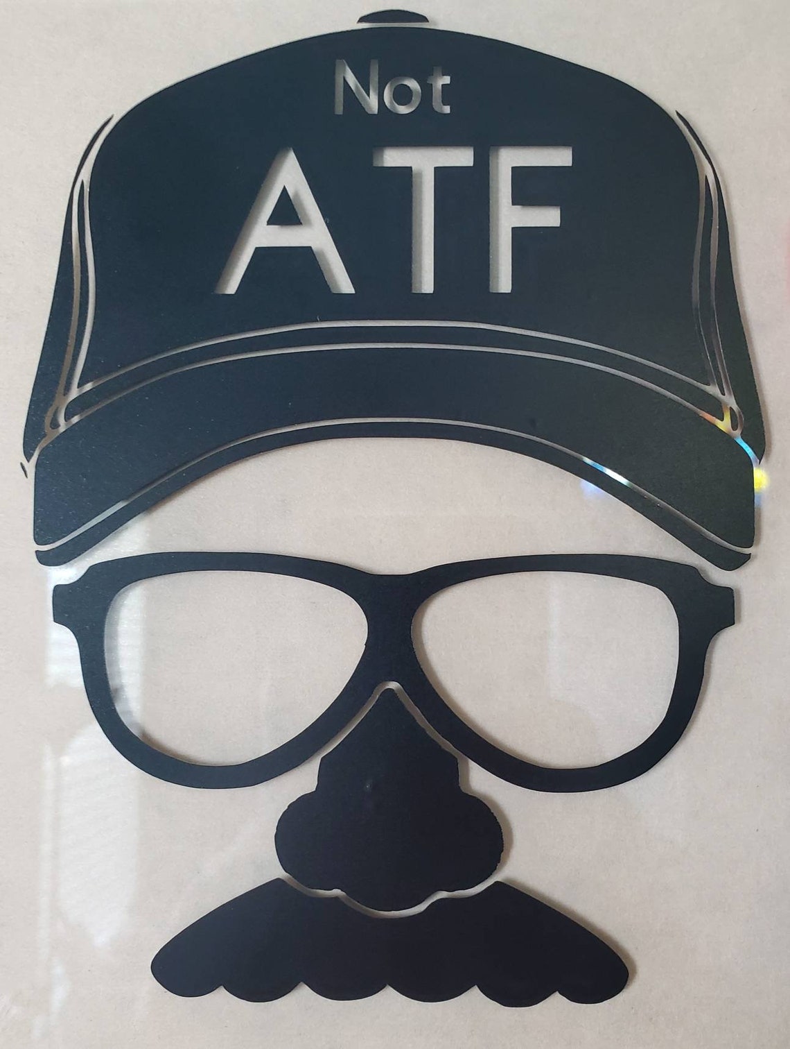 Not ATF Vinyl Disguise Sticker. - Etsy