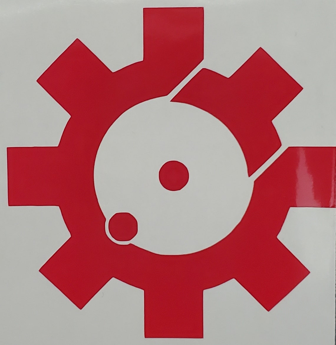 AR Bolt Face Vinyl Sticker - Etsy