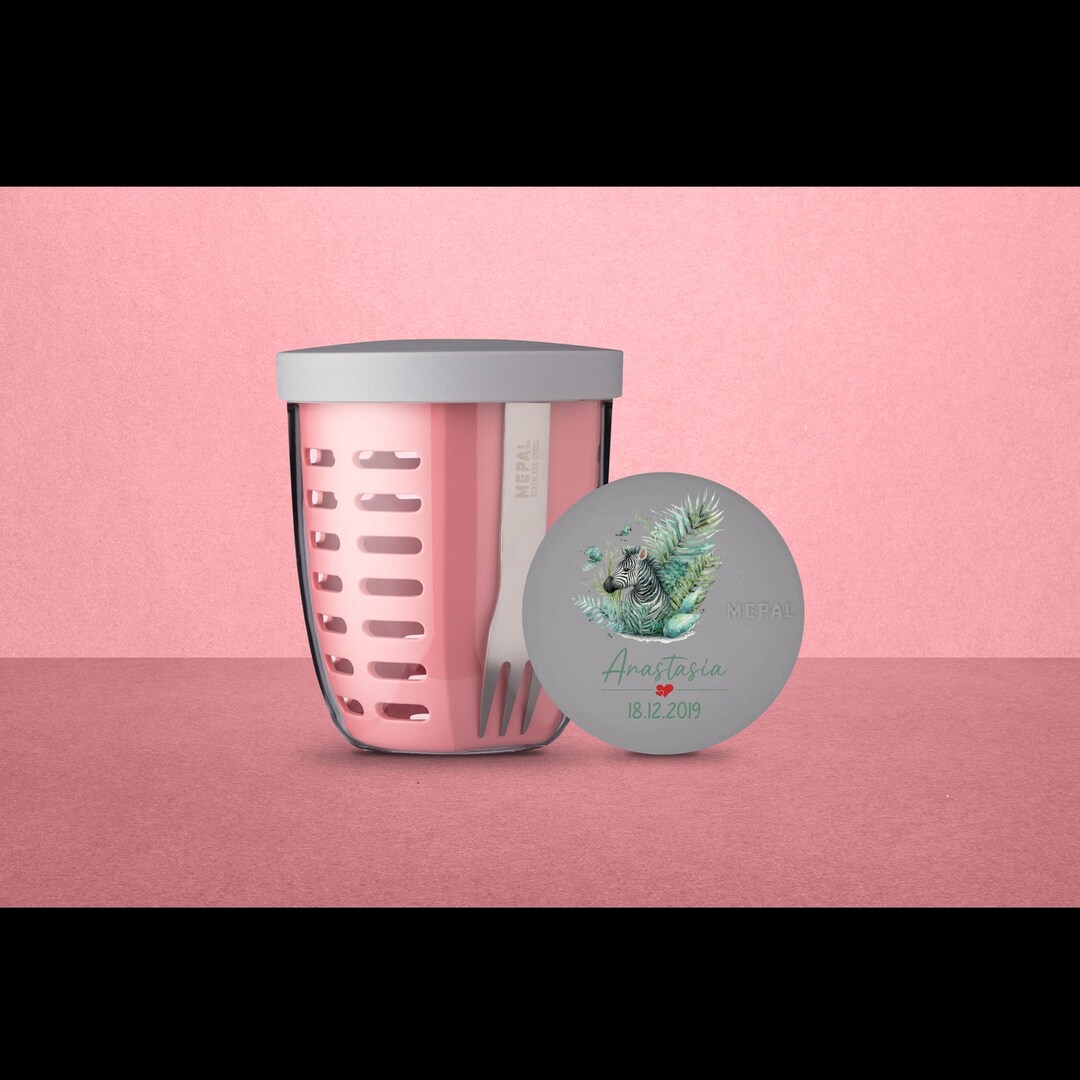 Personalized Mepal Fruit Pot With Desired Name | Snack Cup With Lion ...