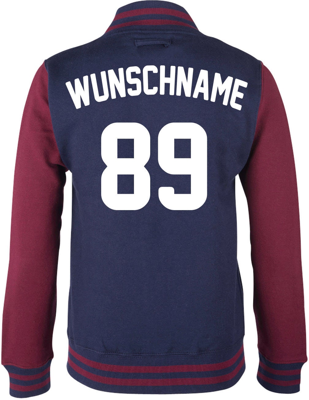Children's College Jacket With Desired Name and Number on the Front and ...