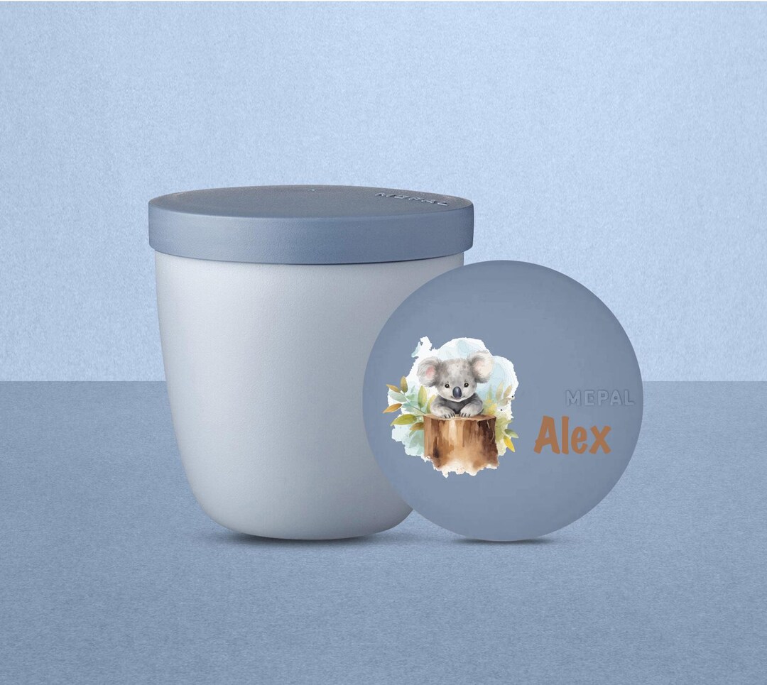 Personalized Mepal Snackpot 500 Ml With Cute Koala Fruit Cup for School ...