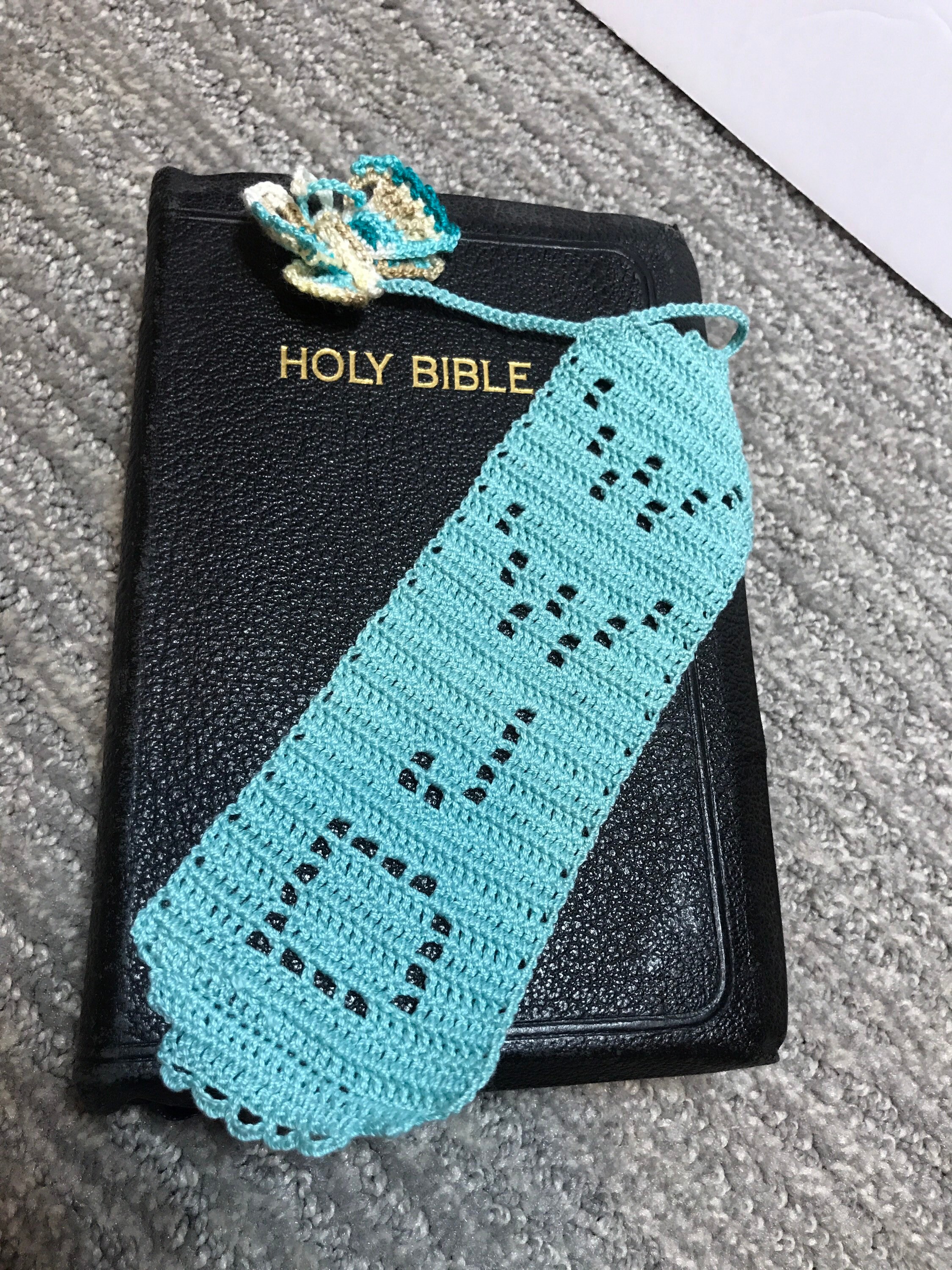 Religious Bookmark WWJD Bookmark GOD Bookmark Cross Bookmark Crochet ...