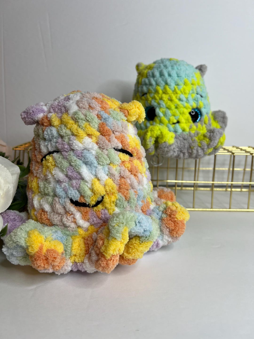 Dumbo Octopus | Handmade Crochet Stuffed Dumbo Octo - Etsy