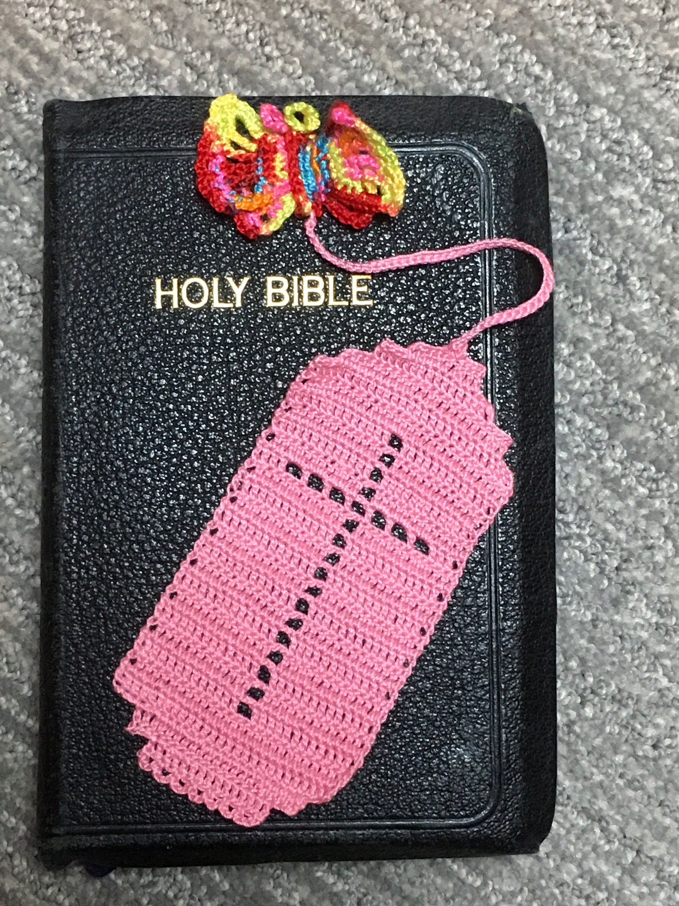 Religious Bookmark WWJD Bookmark GOD Bookmark Cross Bookmark Crochet ...