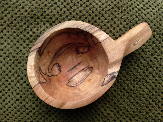 Birch Wooden Kuksa Mug Handmade Special Wood Spalted wood | Etsy