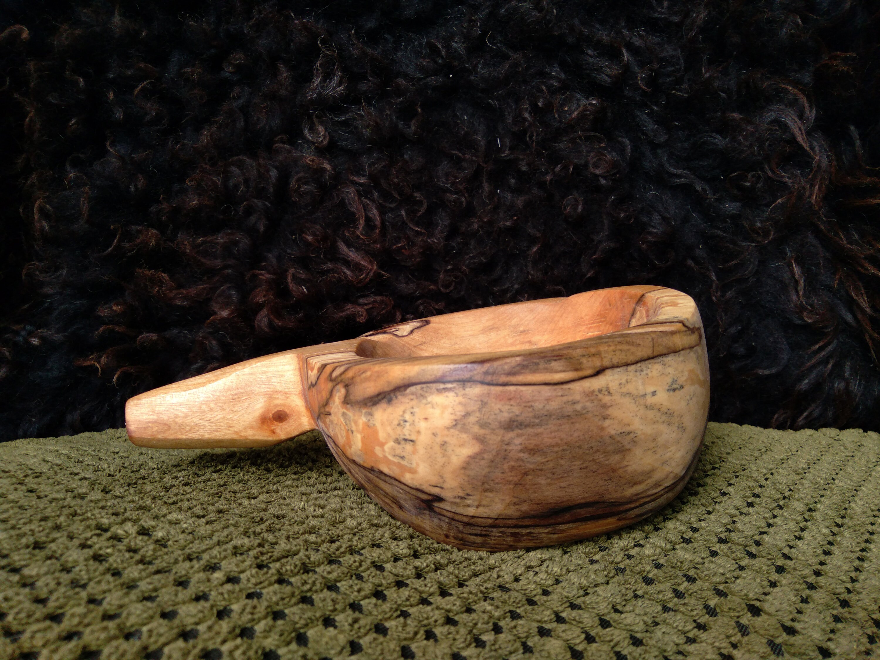 Birch Wooden Kuksa Mug Handmade Special Wood Spalted Wood - Etsy