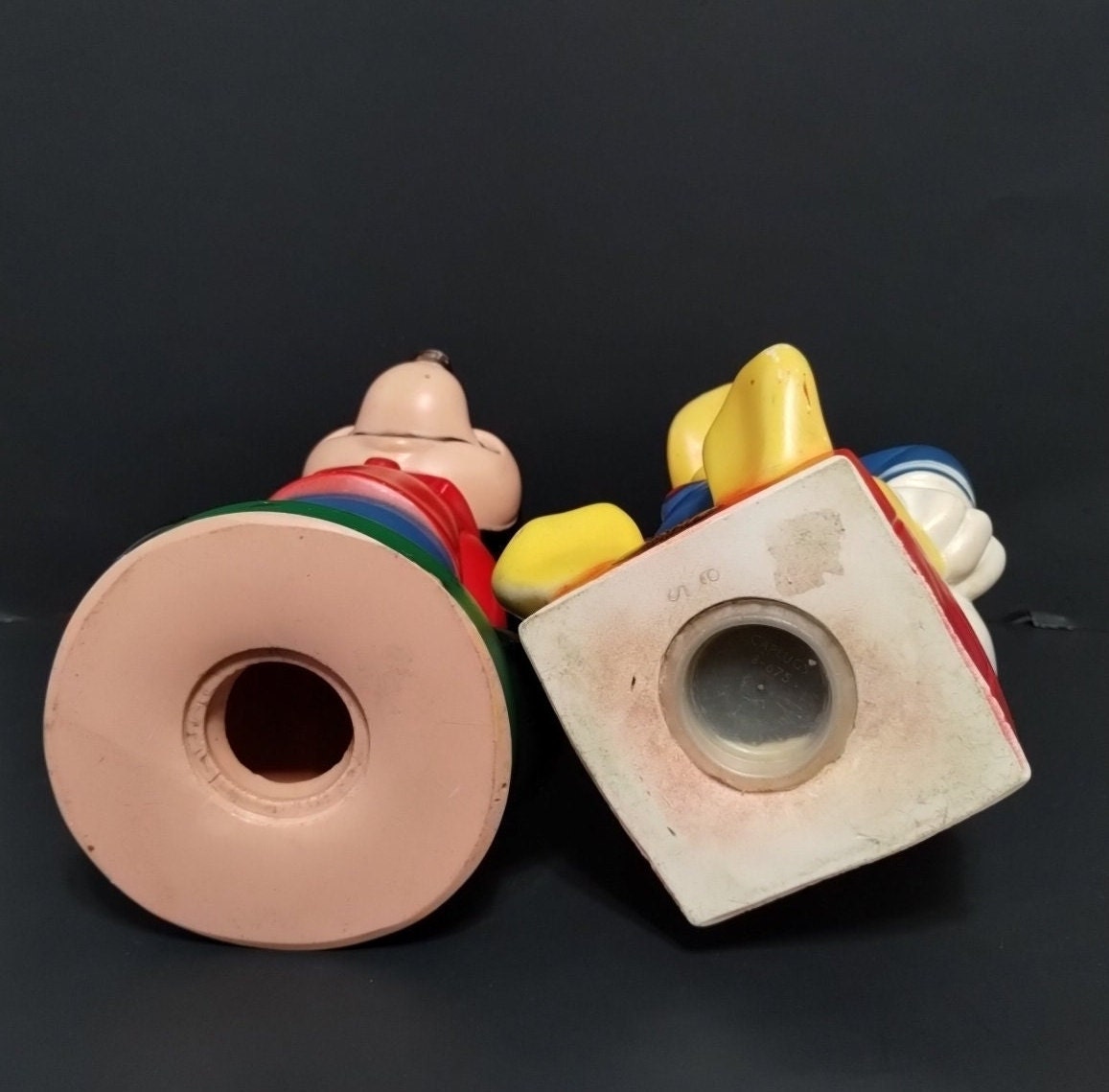 Vintage Walt Disney Coin Banks Mickey Mouse Donald Duck Lot of 2 Play ...