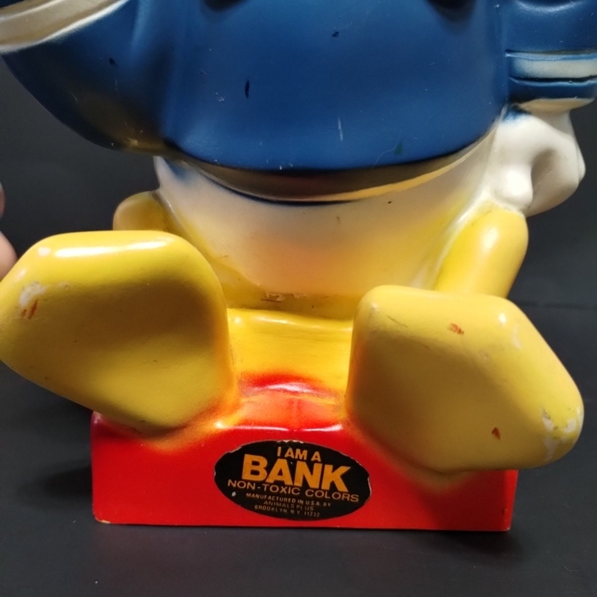 Vintage Walt Disney Coin Banks Mickey Mouse Donald Duck Lot of 2 Play ...