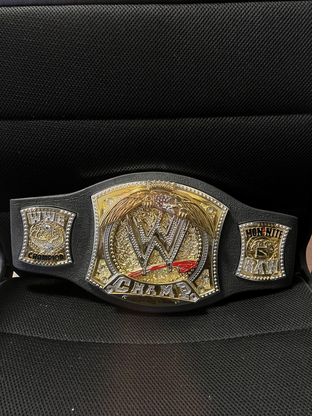 WWE Spinning Champion Title Belt - Vintage - Etsy
