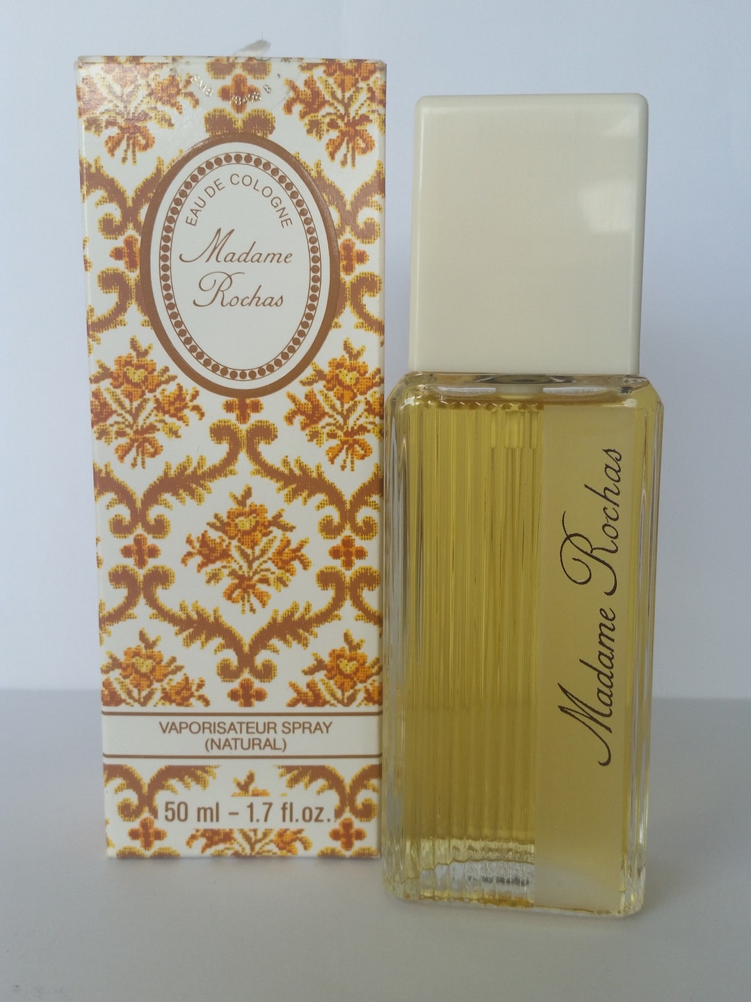 Vintage Rochas "madame Rochas" 50ml Eau De Cologne Spray - Etsy