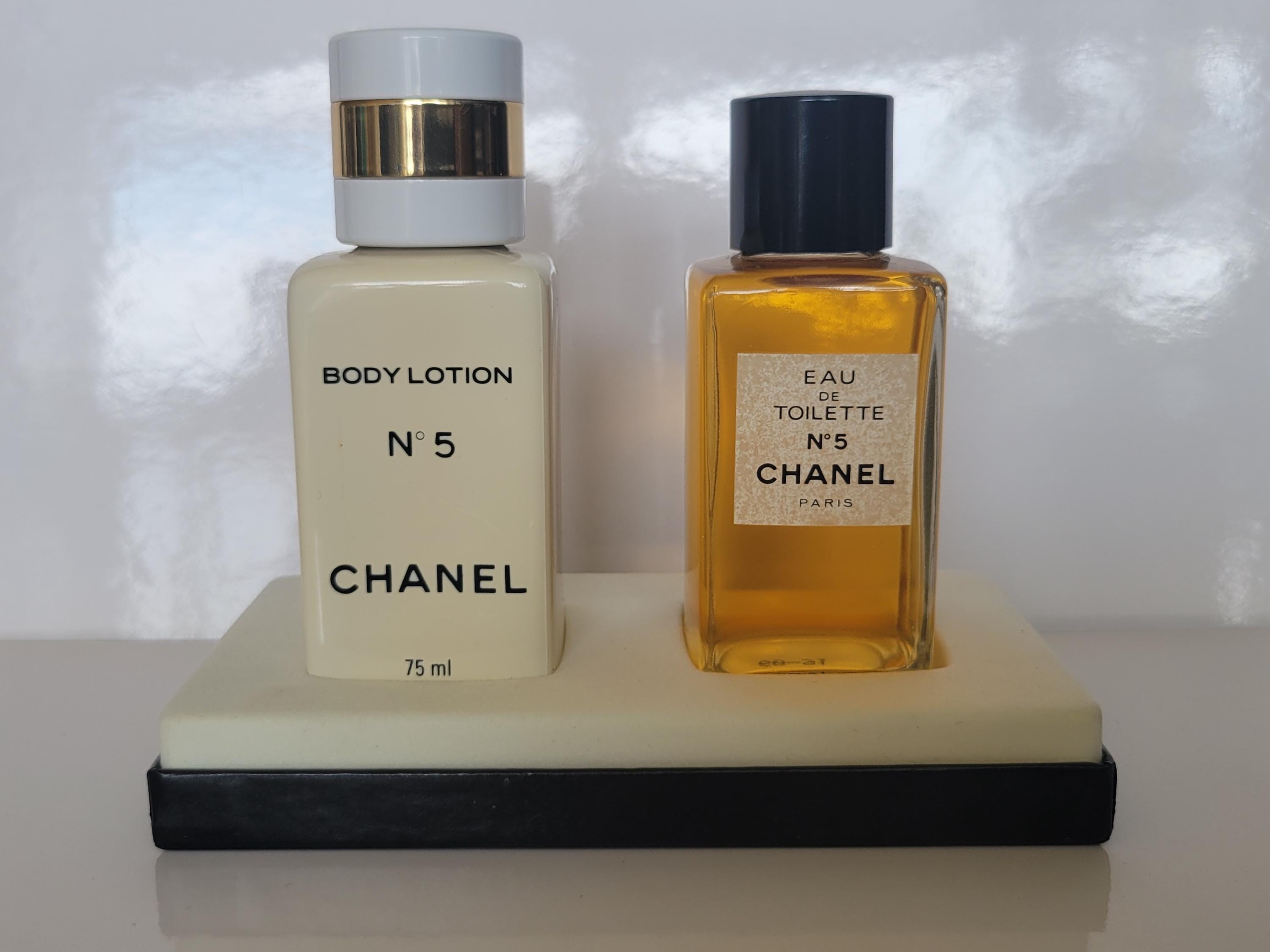 Vintage Chanel No.5 Set body Lotion 75ml Eau De Toilette 60ml 2 Piece Set Etsy UK