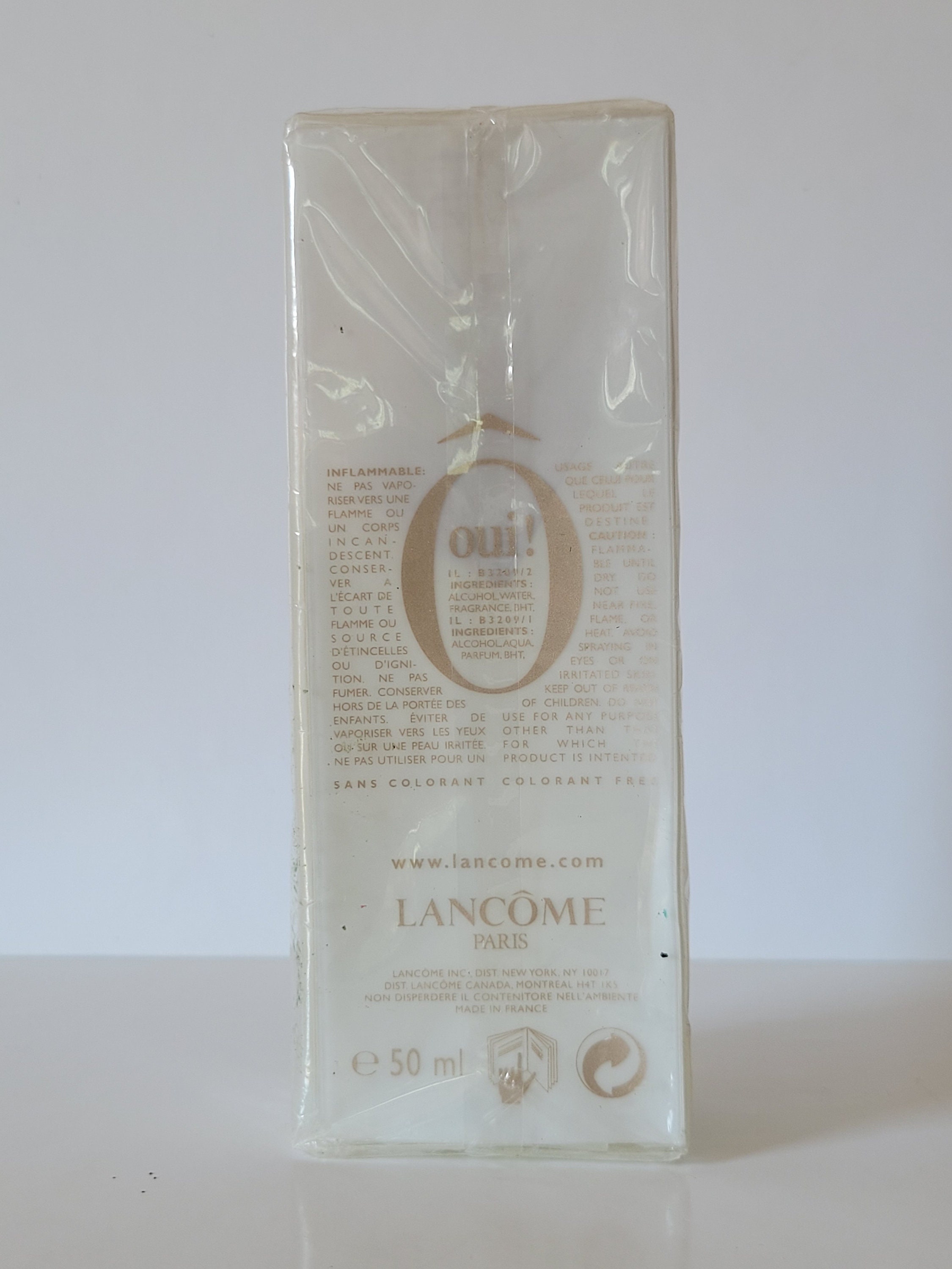 Vintage Lancome oui 50ml Edt Spray sealed - Etsy