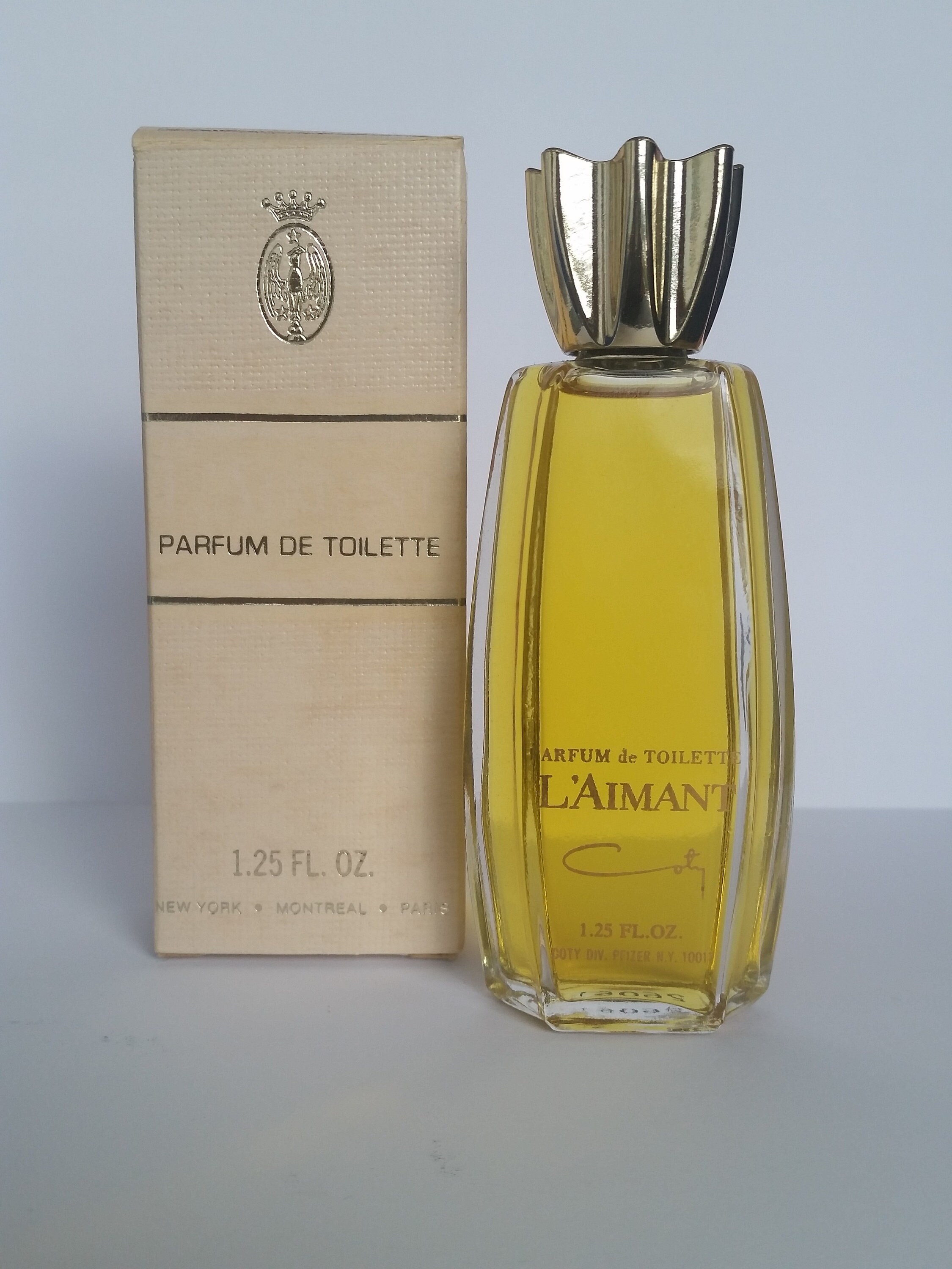 Vintage Coty l'aimant Parfum De Toilette 1.25oz Splash - Etsy