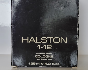Vintage 75 Ml 2.5 Fl Oz Halston Natural Spray Cologne Brown Glass ...