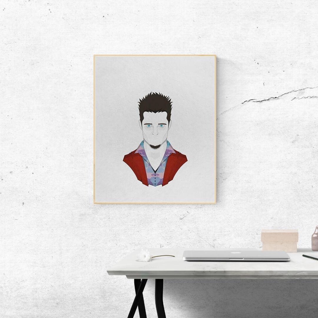 Tyler Durden I Digital Wall Art I Print I Art Print I Digital Download ...