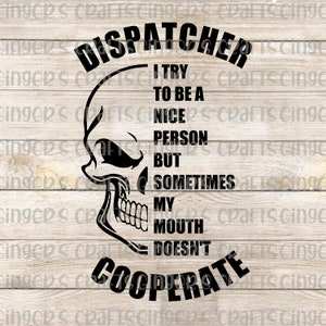 DIGITAL DESIGN *** 911 Dispatcher Skull SVG - Etsy