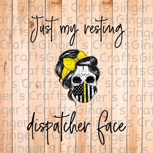 Digital Design *** 911 Dispatcher Resting Dispatcher Face | PNG ...