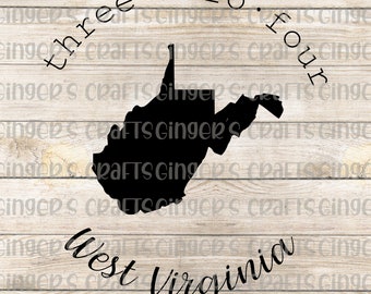 West Virginia 304 Svg - Etsy