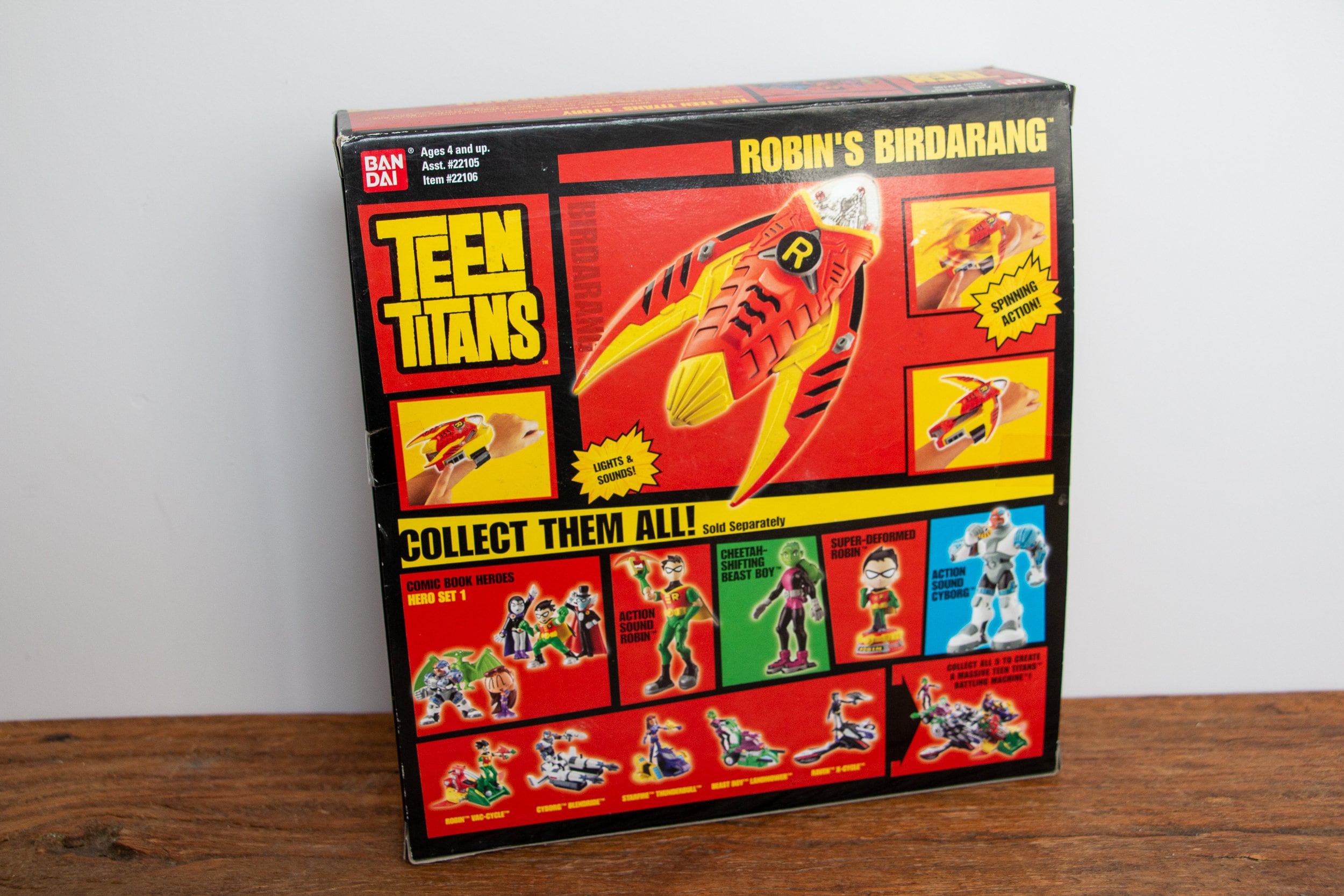 Teen Titans Go Robin's Birdarang Action Figure Bandai 2004 - Etsy UK