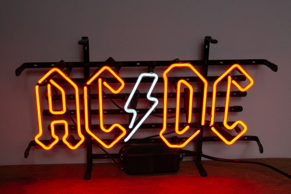 Neon ACDC Bar Sign - Etsy