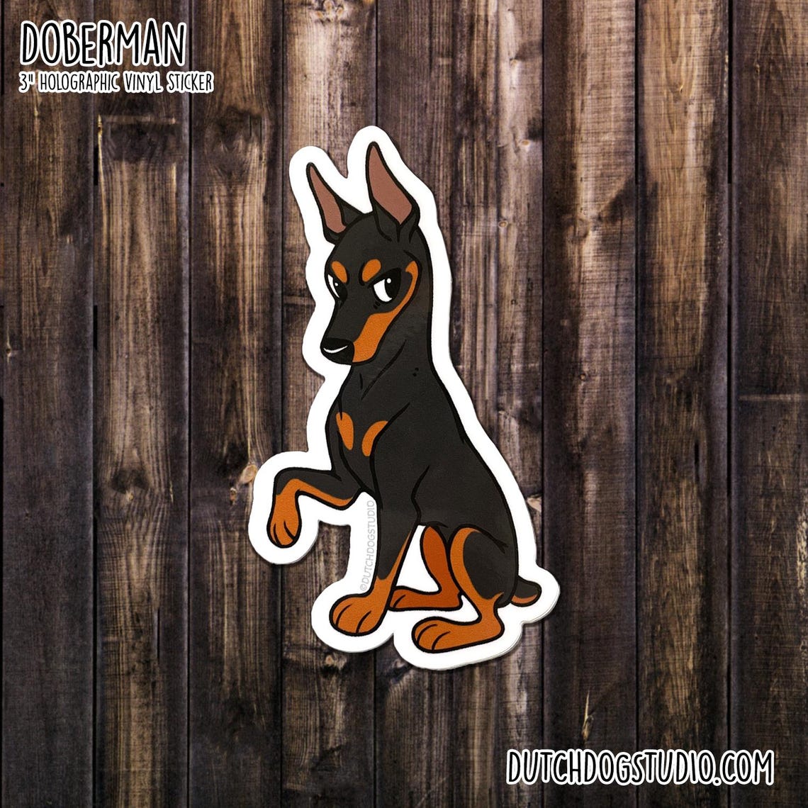 Sticker: Doberman | Vinyl Sticker - Etsy