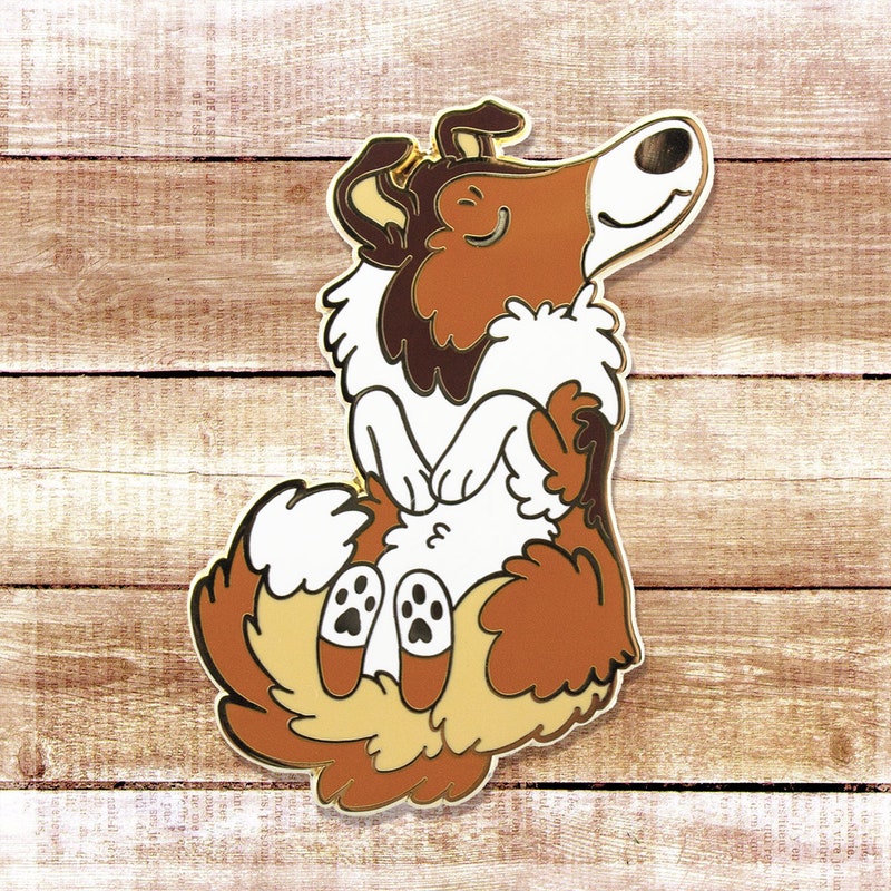 Sheltie Pin - Etsy
