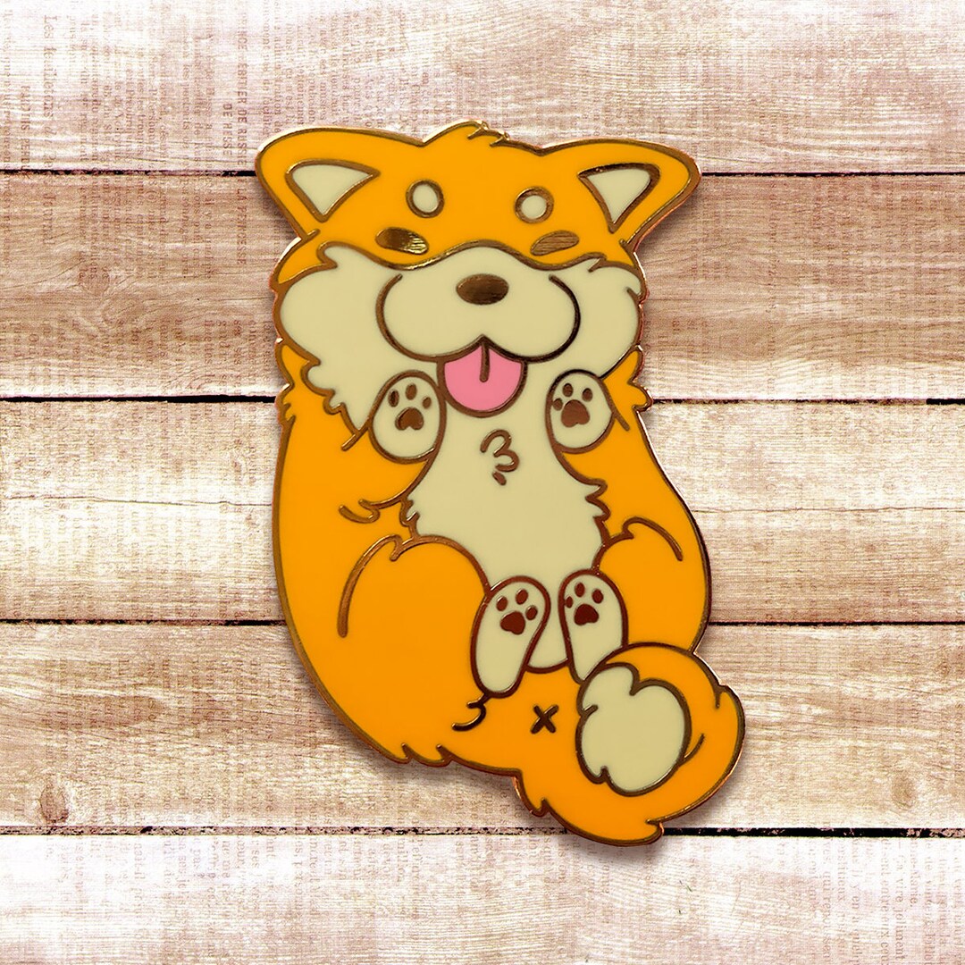 Puppy Bean - Shiba Inu | Akita Japanese Dog | Enamel Pin - Etsy