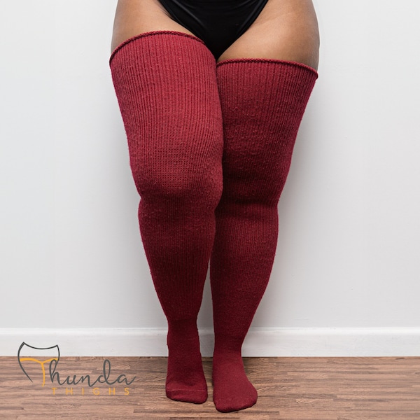 Thunda Thighs Socks Etsy