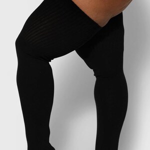 Thunda Thighs - Plus Size Thigh High Socks - Thunda Tubbies - Black - Etsy