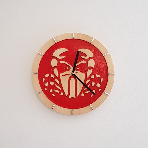 Cancer Wood Clock - Etsy