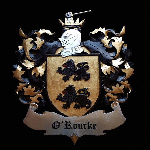 Custom Family Crest Carving - Etsy