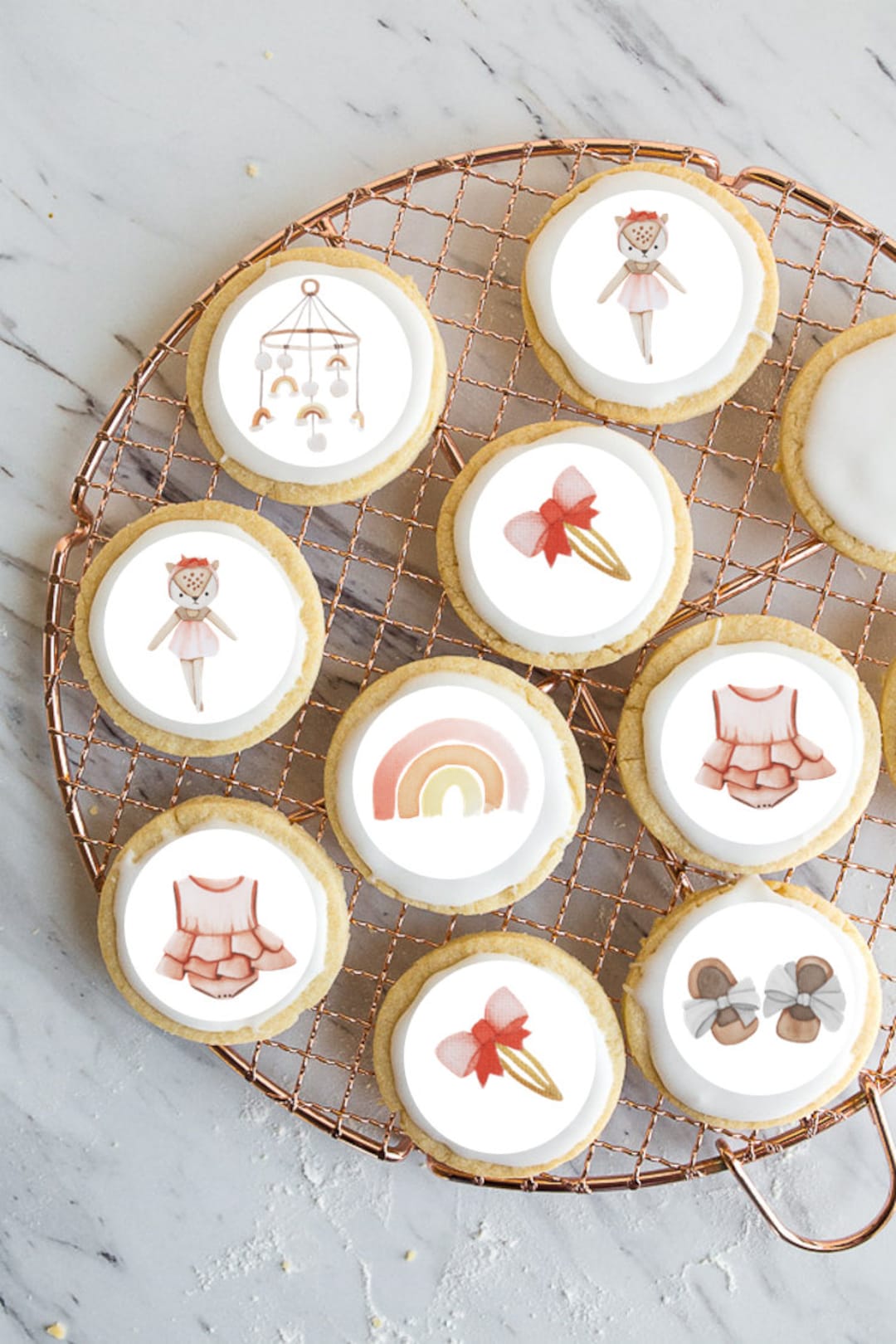 Edible Baby Shower Cupcake Toppers, Baby Toppers, Baby Shower Cupcake ...