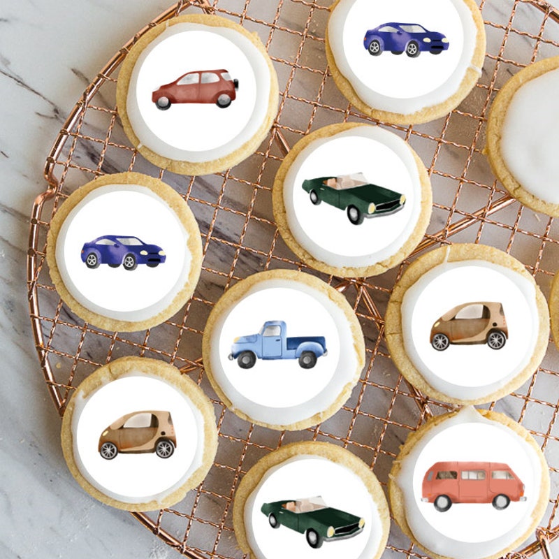 Car Cupcake Toppers - Etsy