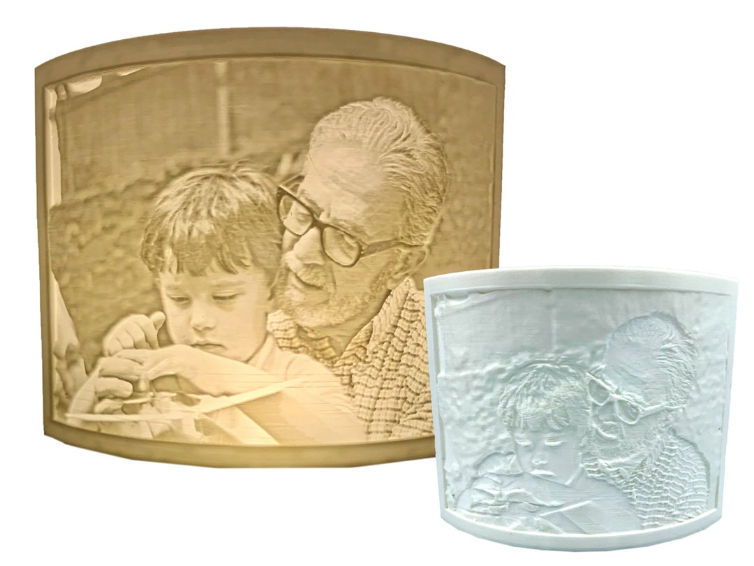 Custom Lithophane Night Lights - Personalized Light, Unique Gift Idea ...