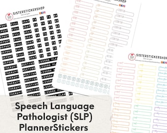 Speech Pathologist Stickers - Etsy