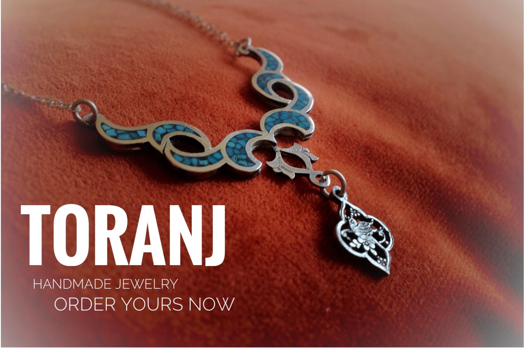 Parandeh Silver and Turquoise Necklace: Traditional Persian - Etsy