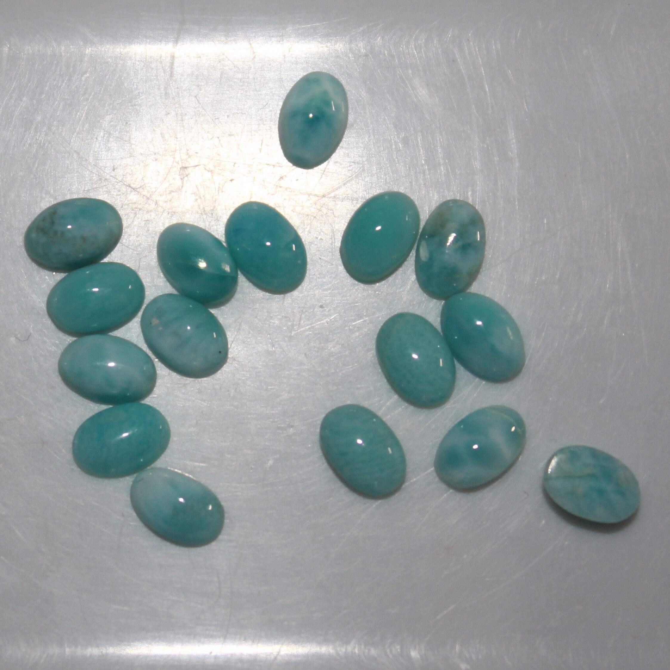 Larimar, Dolphin Stone, Atlantis Stone, Lorimar 6x4mm 7x5mm 8x6mm 9x7mm ...