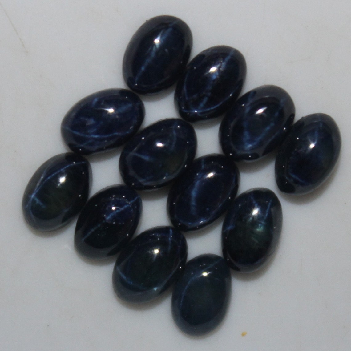 Blue Star Sapphire diffused 6x4mm 7x5mm 8x6mm Cabochon - Etsy