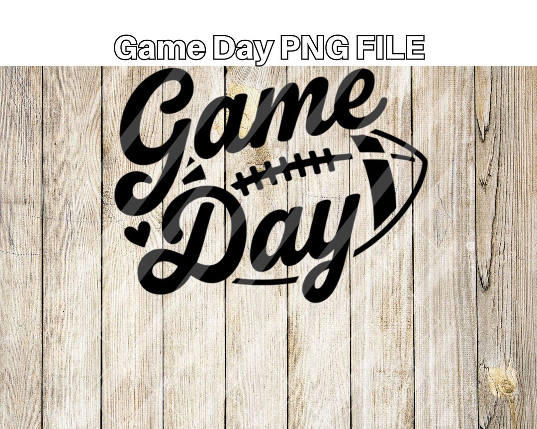 Game Day Football Design PNG | Customizable T-shirt & Craft Design ...